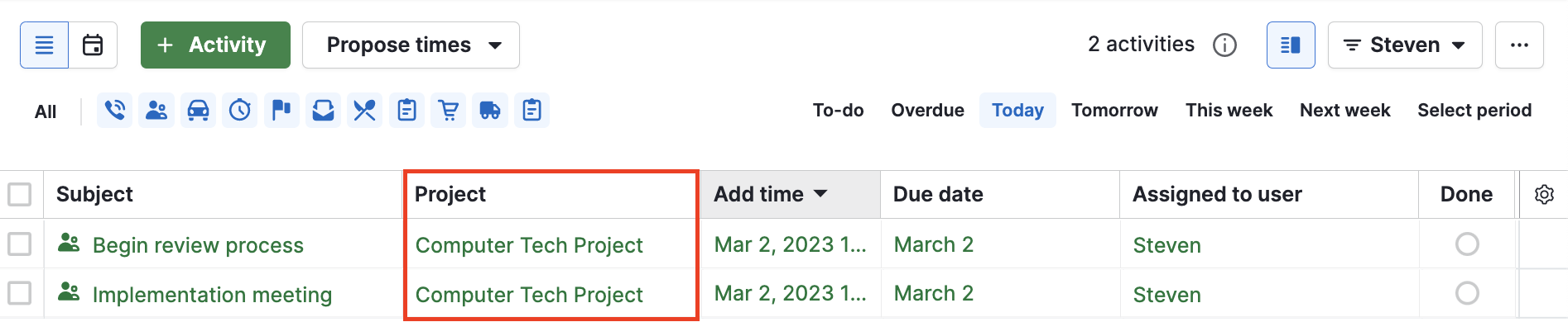 Projects by Pipedrive - Knowledge Base | Pipedrive